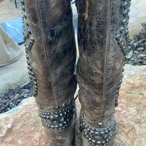Old Gringo | Shoes | Rare Authentic Old Gringo Leather Studded Tall ...